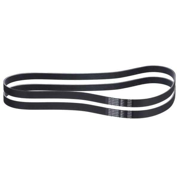 【本商品は海外出荷】お届けは通常20-30日を頂いております。サイズ:470J8 PJ Vベルト。ピッチ長:47インチ(1194mm)、幅:0.74インチ(18.72mm)、厚さ:0.14インチ(3.5mm)。EPDMゴム素材製で、耐熱性、...
