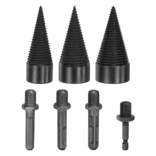 【本商品は海外出荷】お届けは通常20-30日を頂いております。[多目的使用] - 当社の薪割りドリルビットにはさまざまな用途があります。家庭、屋外、キャンプ、農業に使用できます。木材を素早く分割できます。あらゆる種類のソフトウッドとハードウ...