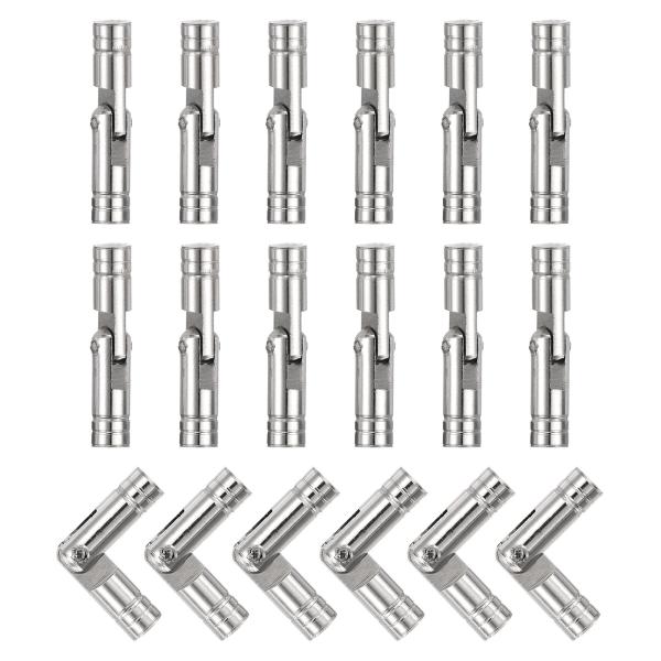 【本商品は海外出荷】お届けは通常20-30日を頂いております。カラー:シルバー; 素材:銅; サイズ:25x5mm / 0.98x0.2"（長さ×幅）; パッケージ内容:18個のシルバーバレ ルヒンジ素材:真鍮バレ ルヒンジは銅素材で作られ...