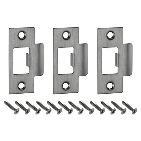 【本商品は海外出荷】お届けは通常20-30日を頂いております。[ストライクプレートサイズ] - パッケージには全体サイズが70mm x 40.3 mm/2.76" x 1.59"(L*W)、厚さが1mm/0.04"、デッドボルトホールサイズ...