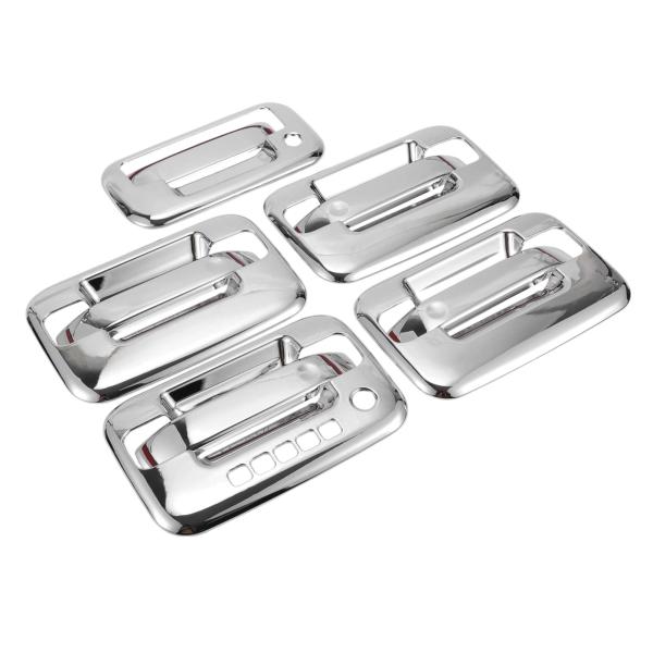 【本商品は海外出荷】お届けは通常20-30日を頂いております。適合車種：フォードに対応F-150 2004-2014商品内容：1セットのドアハンドルボウルカバーとキーパッド付きのテールゲートドアハンドルカバー商品の利点：壊れたドアハンドルボ...