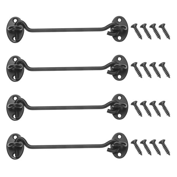 【本商品は海外出荷】お届けは通常20-30日を頂いております。[多目的使用] - ドアフックラッチにはさまざまな用途があります。内部および外部ドア、クローゼットドア、キッチンキャビネットドア、ポケットドア、キャビン、窓、ガレージドア、バーン...