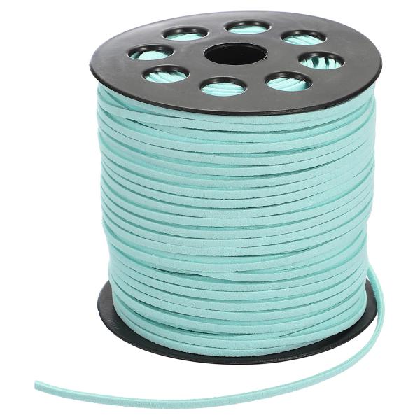 【本商品は海外出荷】お届けは通常20-30日を頂いております。カラー：ブルー；サイズ：90m×2.6mm/100ヤード×0.1"（長さ×幅）；パッケージ内容：1個×フェイクスエードコードストリング利点：フェイクスエードレザーストリングは、本...