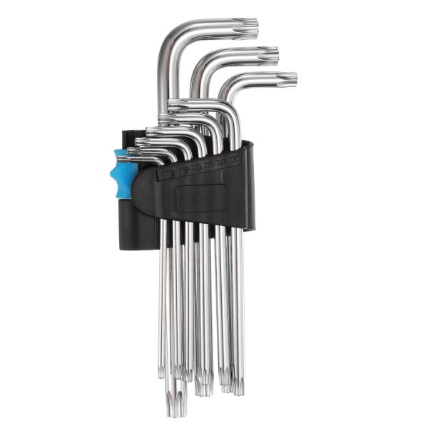 【本商品は海外出荷】お届けは通常20-30日を頂いております。サイズ - T10/T15/T20/T25/T27/T30/T40/T45/T50。材料 - Lキーレンチは、焼き入れおよび熱処理されたS2鋼(56-60HRC) で、光沢のある...