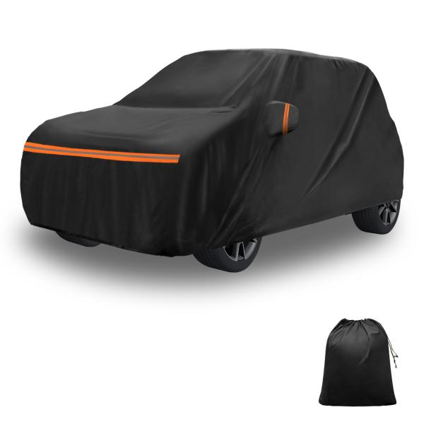 【本商品は海外出荷】お届けは通常20-30日を頂いております。[適合] Renaultに対応・トゥインゴII/III 2007-2020用のカーカバー[良いデザイン] 反射警告バー：夜間に発光する蛍光色で設計され、予期せぬ衝突を回避します。...