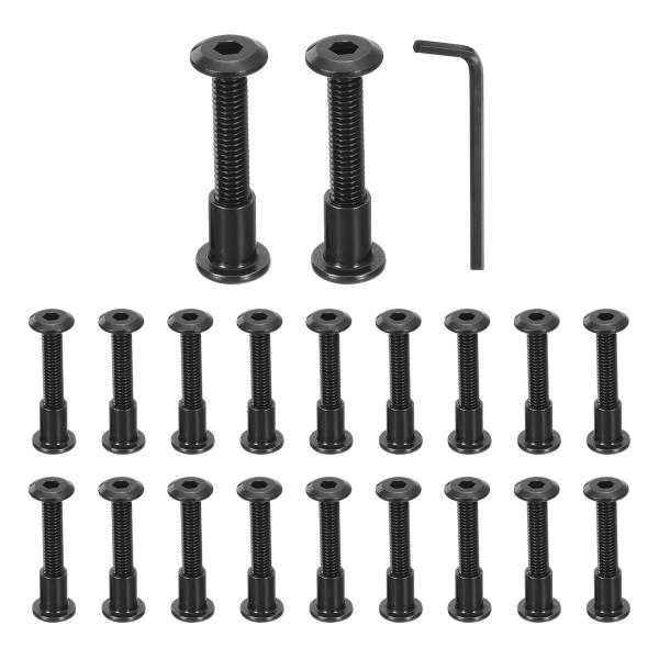 【本商品は海外出荷】お届けは通常20-30日を頂いております。サイズ - ボルトサイズ：M6x35mm、ナットサイズ：M6x12mm、ナットヘッド直径：12.5mm / 0.59"、ナットスレッド直径：7.5mm / 0.3"、ヘックスキー...