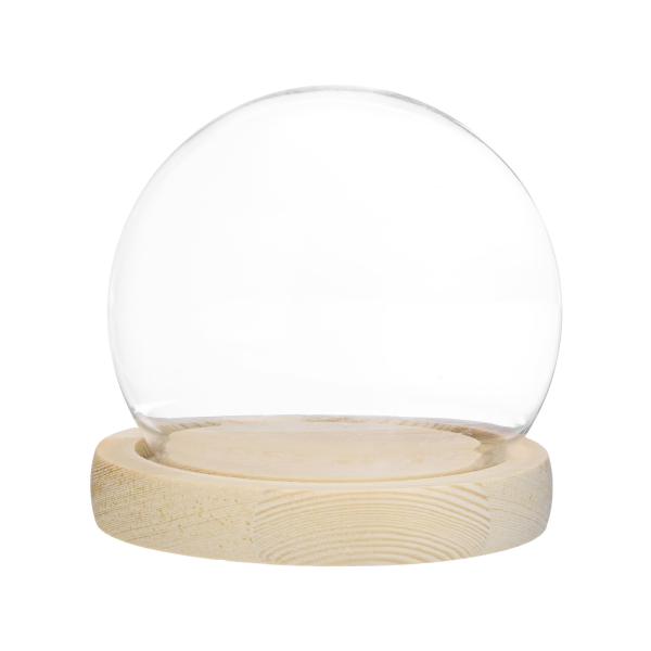 【本商品は海外出荷】お届けは通常20-30日を頂いております。[多目的使用] - 透明なガラスディスプレイケースは、花、人工植物、キャンドル、モデル、LEDライトストリング、コレクション、お土産などを家庭装飾、クリスマス、ケーキスタンド、パ...