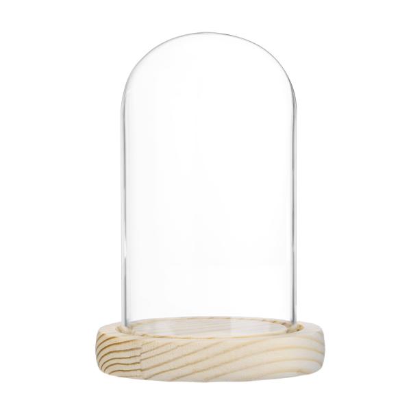 【本商品は海外出荷】お届けは通常20-30日を頂いております。[多目的使用] - 透明なガラスディスプレイケースは、花、人工植物、キャンドル、モデル、LEDライトストリング、コレクション、お土産などを家庭装飾、クリスマス、ケーキスタンド、パ...