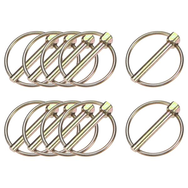 【本商品は海外出荷】お届けは通常20-30日を頂いております。[多目的使用] - これらのリンチピンは多目的であり、農業機械、トレーラー、トラクター、芝刈り機、トラック、車両、オートバイ部品、その他の機器の固定など、さまざまな用途に適してい...