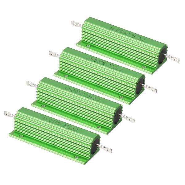 【本商品は海外出荷】お届けは通常20-30日を頂いております。カラー：緑；素材：アルミニウム；電力：100ワット；抵抗：2.5オーム；許容差：5％；取り付けタイプ：ネジ付きシャーシマウント；全体サイズ：60 x 21 x 15mm / 2....