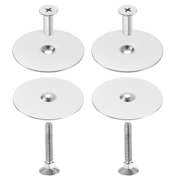 【本商品は海外出荷】お届けは通常20-30日を頂いております。[セット内容] - パッケージには、ドアホールカバープレート4個、ネジとナット2個、直径68mm/2.68"、厚さ1.5mm/0.06"、ラウンドホール直径7.2mm/0.28"...