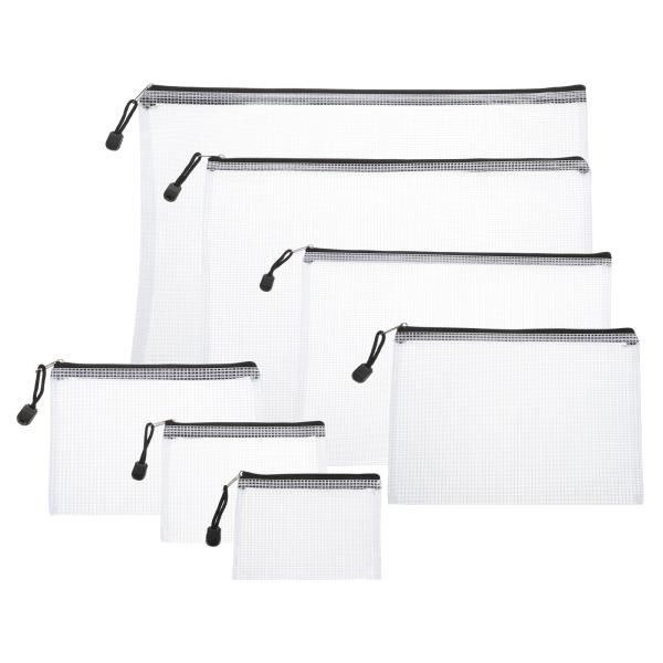 【本商品は海外出荷】お届けは通常20-30日を頂いております。サイズ - パッケージ に は 7pcs の 黒 メッシュ ジッパー ポーチ が 各 7 サイズ 含ま れ て い ます：1pcs x A3（17 x 12 インチ）、1pcs ...