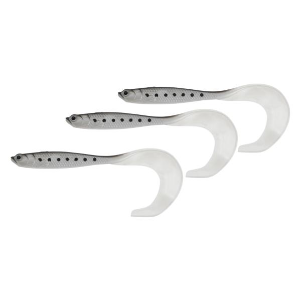 【本商品は海外出荷】お届けは通常20-30日を頂いております。【商品仕樣】タイプ：カーリーテールワーム x3個 / 長さ：12cm / 重量：6.5g / カラー：黒白【リアルな泳ぎ】 自然な獲物の動きをリアルに再現し、幅広い魚種を効果的に...