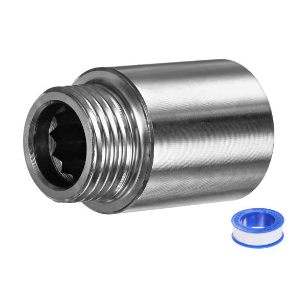 【本商品は海外出荷】お届けは通常20-30日を頂いております。[多目的使用] - 延長パイプフィッティングは、主に浴装飾、浴アームまたはボディノズルの接続および延長に使用され、屋外、庭園、空気圧システム、ガス機器、スイミングプールなどのパイ...