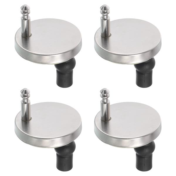 【本商品は海外出荷】お届けは通常20-30日を頂いております。カラー: シルバー、黒; 素材: ステンレス鋼、プラスチック、ゴム; ガスケットサイズ: 6.5mmx14mm / 0.26"x0.55" (D*L); 便座ヒンジ固定具サイズ:...