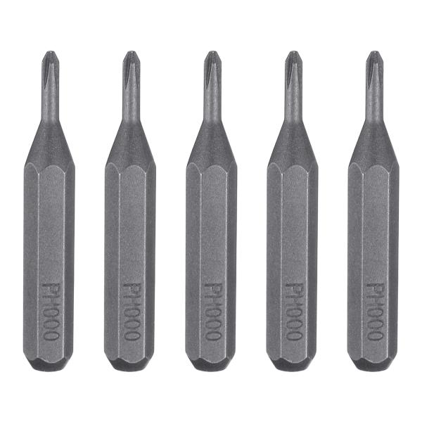 【本商品は海外出荷】お届けは通常20-30日を頂いております。サイズ - PH000; 全長: 28mm / 1.1"; シャンク: 4mm/ 5/32 インチ 六角軸; ドライバービットは、木材、金属、および他の材料にスクリューをドライブ...