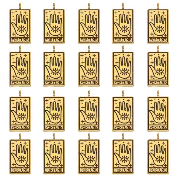 【本商品は海外出荷】お届けは通常20-30日を頂いております。カラー: ゴー ルド; 素材: 亜鉛合金; 全体サイズ: 26mm x 13mm / 1.02" x 0.51" (縦*横); パッケージ内容: 20個 x タロットチャー ム素...