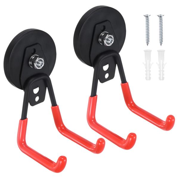 【本商品は海外出荷】お届けは通常20-30日を頂いております。[多目的使用] - これらの磁気ユーティリティ収納フックは、ガレージ、倉庫、キッチン、オフィス、地下室などで広く使用されています。ホース、ドリル、はしご、ジムバッグ、シャベル、ほ...