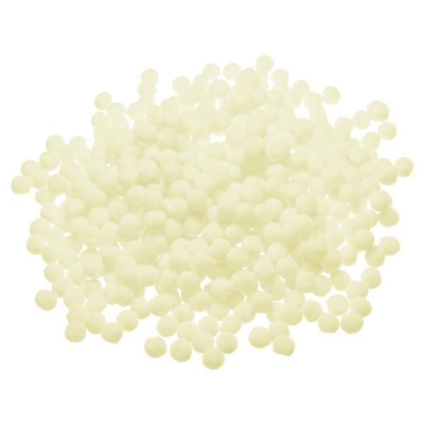 【本商品は海外出荷】お届けは通常20-30日を頂いております。カラー:クリームホワイト；素材：ポリエステル；直径: 約1cm / 0.4インチ；パッキングリスト：500個 x ポンポンボール利点: ポンポンボールは明るい色のポリエステル素材...