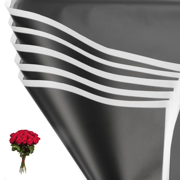 【本商品は海外出荷】お届けは通常20-30日を頂いております。カラー：黒；素材：プラスチック；サイズ：58 x 58 cm / 22.8 x 22.8インチ；パッキングリスト：20枚 x 花包装紙利点：ブーケ包装紙は、丈夫で耐水性のある素材...