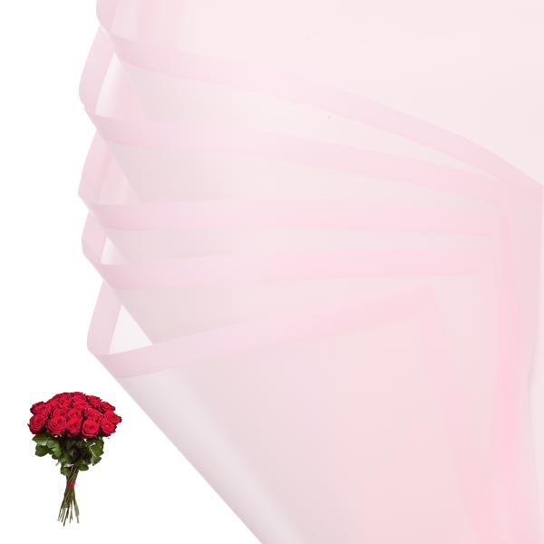 【本商品は海外出荷】お届けは通常20-30日を頂いております。カラー：ピンク；素材：プラスチック；サイズ：58 x 58 cm / 22.8 x 22.8 インチ；パッキングリスト：20枚 x 花包装紙特長：ブーケ包装紙は、丈夫で耐水性のあ...