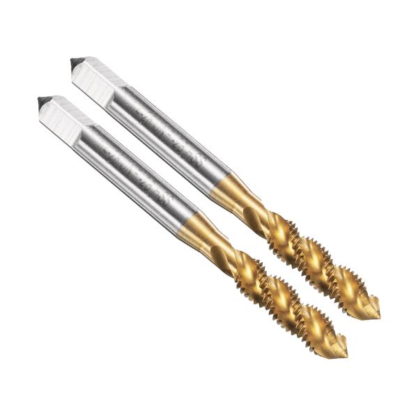 【本商品は海外出荷】お届けは通常20-30日を頂いております。スパ イラルフルートタップ：ねじサイズ：1/4-28 UN F；ねじ長さ：25mm / 1インチ、全長：70mm / 2.76インチ、四角シャンク側幅：4.9mm / 0.19イ...