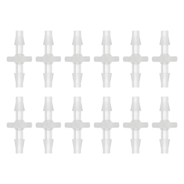 【本商品は海外出荷】お届けは通常20-30日を頂いております。[プラスチックホースバーブフィッティング]-素材:PEプラスチック;全体サイズ:8mmx25mm/0.31"x0.98"(幅*長さ);適合パイプ内径:3.2mm/1/8";パッケ...