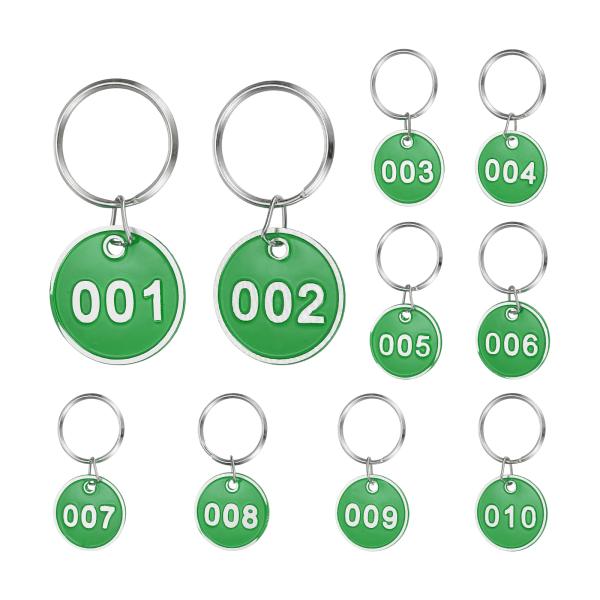 【本商品は海外出荷】お届けは通常20-30日を頂いております。材質：アルミニウム合金。番号タグサイズ：3cm/1.2"。キーリングサイズ：2.7cm/1.06"。厚さ：1.3 mm。番号付きキータグはアルミニウム合金製です。耐久性、耐摩耗性...