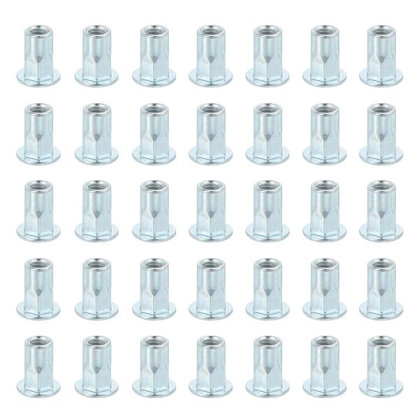 【本商品は海外出荷】お届けは通常20-30日を頂いております。リベットナットは耐久性のあるシームとジョイントを作り出し、さまざまな金属板やパイプなどの固定分野に適しており、他の製造業にも使用されます。ハードウェアナットは家電製品、自動車修理...