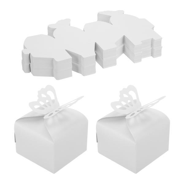 【本商品は海外出荷】お届けは通常20-30日を頂いております。カラー:ファンタジーホワイト;素材:紙;サイズ:6x6x7cm/2.36x2.36x2.76インチ;内容物:favorsボックス100個紙製のこれらのfavorsボックスは美しく...