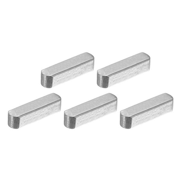 【本商品は海外出荷】お届けは通常20-30日を頂いております。サイズ&amp;パッケージ-キーストックの長さは12mm/0.47"、幅は3 mm/0.12"、厚さは3 mm/0.12"です。パッケージには丸端フェザーキー5個が含まれており、...