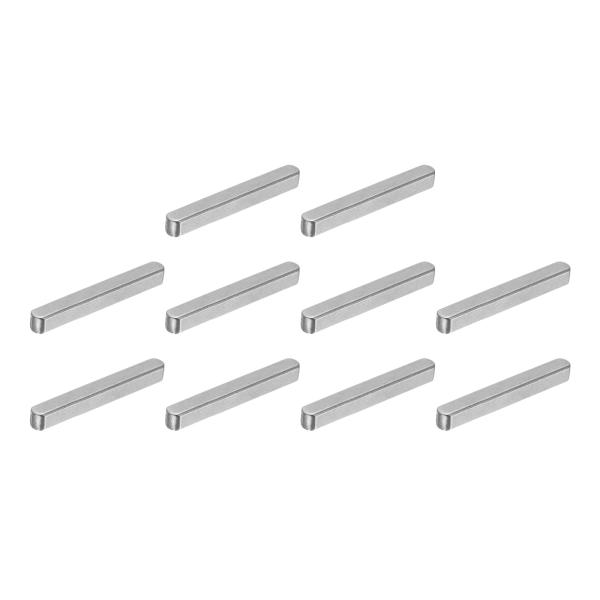 【本商品は海外出荷】お届けは通常20-30日を頂いております。サイズ&amp;パッケージ-キーストックは長さ25mm/0.98インチ、幅3 mm/0.12インチ、厚さ3 mm/0.12インチです。プロジェクトの要件を満たすため、10個の丸型...