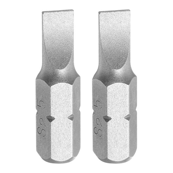 【本商品は海外出荷】お届けは通常20-30日を頂いております。サイズ - ビットタイプ: SL5; 六角シャンク: 1/4"; 全長: 25mm / 1"; ドライバービットは精巧に作られており、各エッジがスクリューを正確にロックし、スクリ...