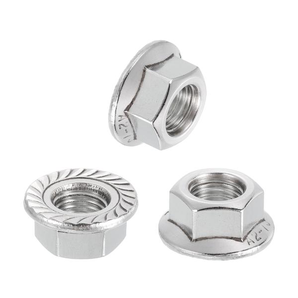 【本商品は海外出荷】お届けは通常20-30日を頂いております。セレーティッドフランジナットは、住宅改築、自動車産業、建設、機械設備、冶金産業、電力産業など、さまざまな業界で広く使用されています。木材、DIY、家具、鋼材、船舶などに主に使用さ...