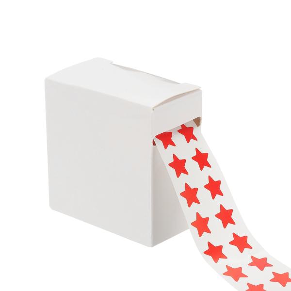 【本商品は海外出荷】お届けは通常20-30日を頂いております。カラー:赤;材質:ビニール;スターシール長さ:0.95cm/0.38インチ;全体直径:5cm/2インチ;パッケージ内容:1ロール×スターシール(1000枚)特徴:スターシールはビ...