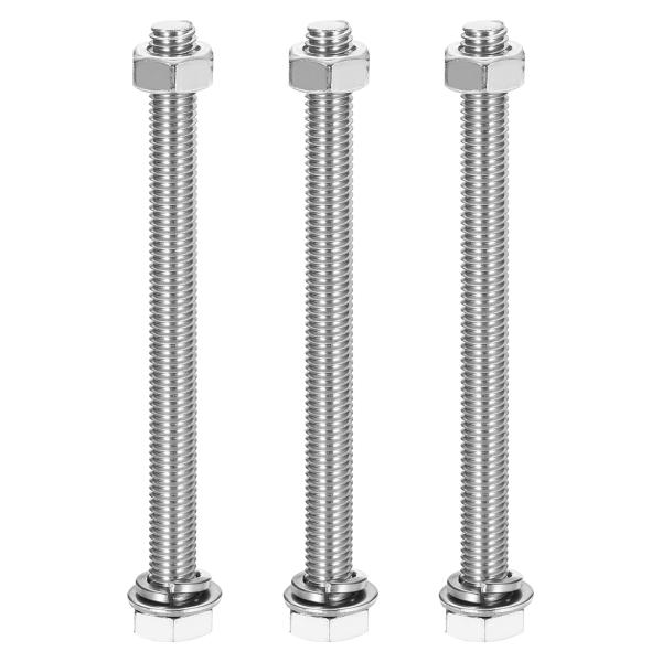 【本商品は海外出荷】お届けは通常20-30日を頂いております。全ねじ六角ボルトは、住宅改修、電子機器、機械設備、通信業界、自動車、照明業界など、幅広い分野で広く使用されています。様々な用途に対応する信頼性の高い締結具です。主に楽器、家具、固...