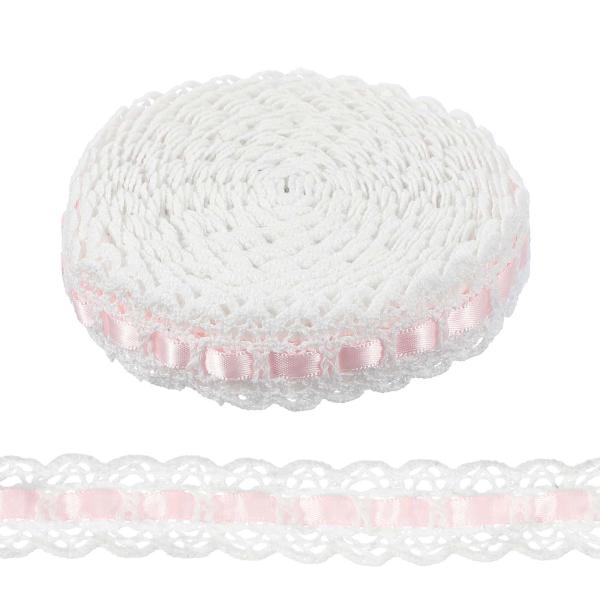 【本商品は海外出荷】お届けは通常20-30日を頂いております。パッケージ＆サイズ：美しいアイレットレーストリム1個（サイズ：457×2cm/180×0.79インチ（長さ×幅））が届き、日々のDIYニーズにお応えします。耐久性に優れた素材：レ...