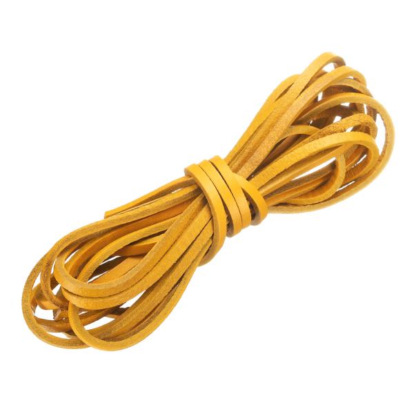 【本商品は海外出荷】お届けは通常20-30日を頂いております。[サイズ]幅3 mm/0.12インチ厚さ2mm/0.08インチ長さ3.3ヤード/3メートル。カット可能で必要な長さに調整できます。[柔軟で丈夫]革製で柔らかく丈夫色あせにくく長期...