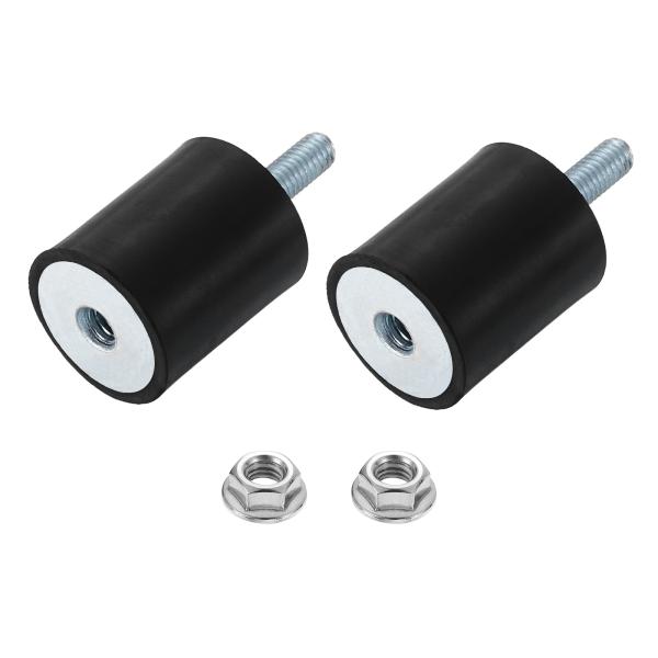 【本商品は海外出荷】お届けは通常20-30日を頂いております。サイズ&amp;パッケージ:表面処理:亜鉛メッキ;ゴムサイズ:25x30mm/0.98"x1.18"(D*H);オスねじサイズ:M6x18mm;メスねじ深さ:7mm/0.28";...