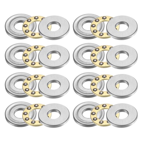 【本商品は海外出荷】お届けは通常20-30日を頂いております。[寸法]-8個x内径:4mm/0.16インチ外径:10mm/0.39インチ厚さ:4mm/0.16インチスラスト玉軸受。様々なプロジェクトに簡単に組み込める完璧なサイズ。[材質]-...