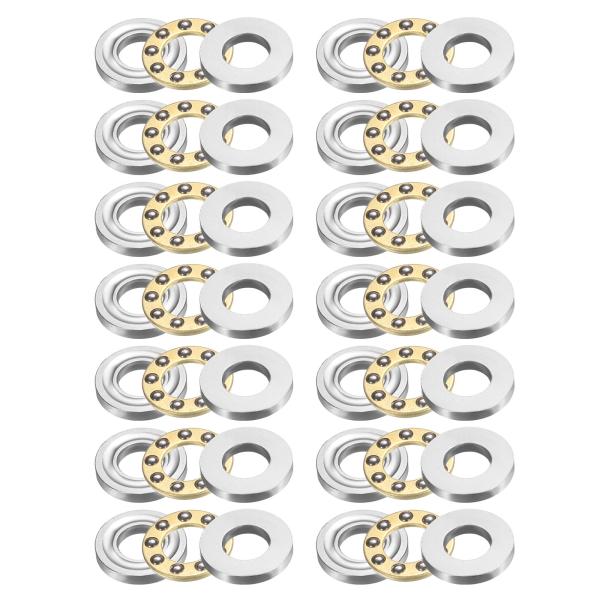 【本商品は海外出荷】お届けは通常20-30日を頂いております。[サイズ]-12個x内径4mm/0.16インチ、外径9mm/0.35インチ、厚さ4mm/0.16インチスラストボールベアリング。様々なプロジェクトへの簡単な組み込みに最適。[材質...