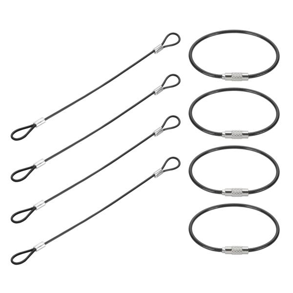 【本商品は海外出荷】お届けは通常20-30日を頂いております。**  &amp;#10;セーフティ ケーブル ロック サイズ: 20cm x 2mm / 7.87 x 0.08 インチ (長さ * 径)  &amp;#10;ループ ケーブル...