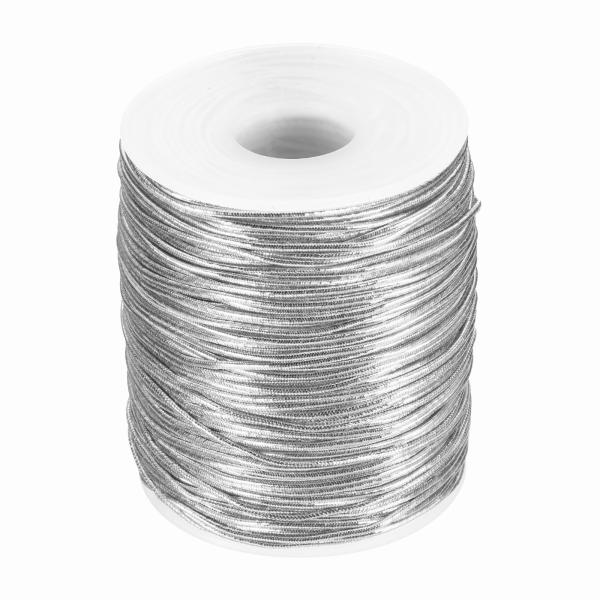 【本商品は海外出荷】お届けは通常20-30日を頂いております。サイズ-直径:1mm/0.04インチ、長さ:100m/109.36ヤード(各)材質-メタリックゴム紐はナイロン製で丈夫で耐久性があります。プラスチックスプール付きで絡まらず使いや...