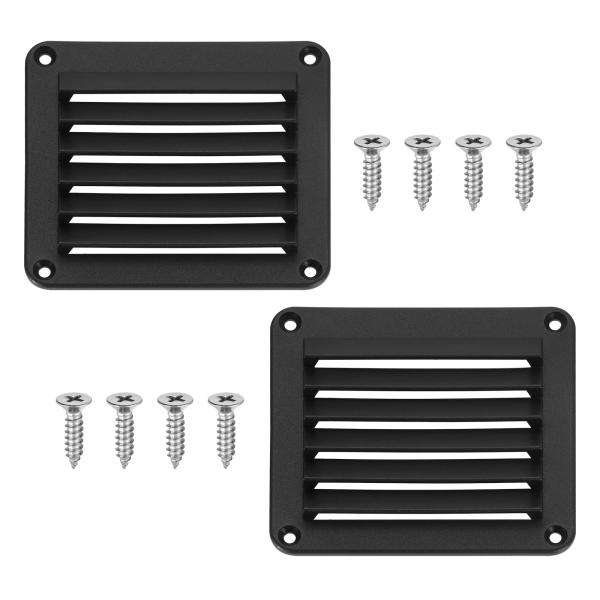 【本商品は海外出荷】お届けは通常20-30日を頂いております。基本サイズ：140×123 mmのナイロン製スクエアボートエアベントカバー。穴間隔120mmと105mm、穴径5.5mmで効果的な換気を実現優れた素材：耐久性のあるナイロン製で、...