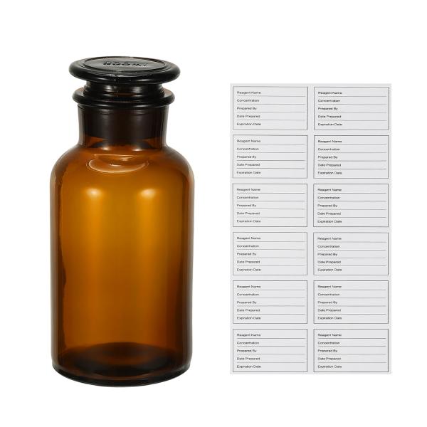 【本商品は海外出荷】お届けは通常20-30日を頂いております。仕様：材質：ガラス；カラー：茶色；容量：500 ml；全体サイズ：17.5 x 8cm / 6.89 x 3.15インチ（H * OD）；口の内径：44mm / 1.73インチ；...