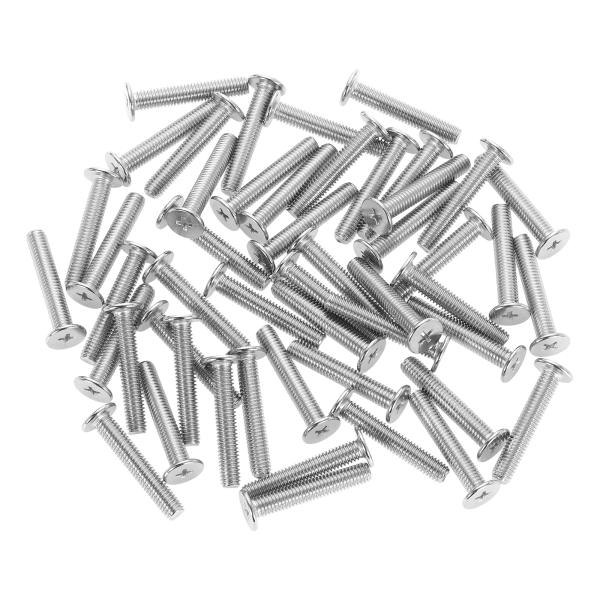 【本商品は海外出荷】お届けは通常20-30日を頂いております。[平丸頭ねじ] - ねじ溝タイプ：十字穴；表面処理：酸洗いパッシベーション；ねじピッチ：1mm；ねじサイズ：M6x35mm/M6x1.38インチ；頭部直径：12mm/0.47イン...