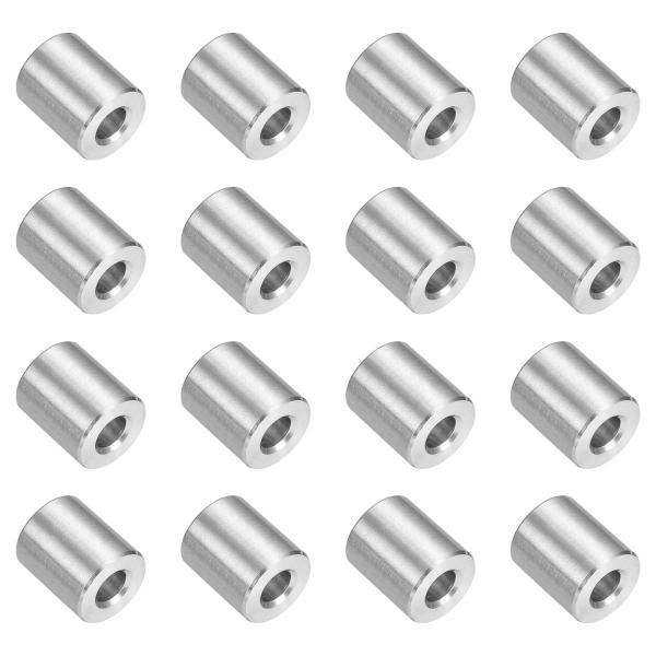 【本商品は海外出荷】お届けは通常20-30日を頂いております。[サイズ]:304ステンレス鋼製スペーサーのタイプはストレート、カラーはシルバー、内径6mm/1/4インチ、外径14mm/9/16インチ、長さ16mm/5/8インチ、精度±0.2...