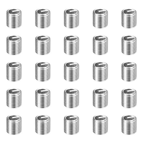 【本商品は海外出荷】お届けは通常20-30日を頂いております。サイズ - メートルねじサイズ: M6×1; 有効長さ(取付後): 2D=12mm; 全長(取付前): 8mm; タイプ: 螺旋材質 - メートルねじインサートは304Hステンレ...