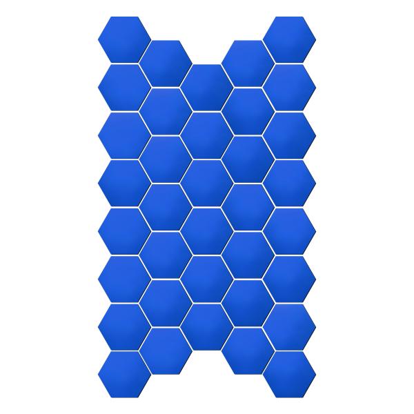 【本商品は海外出荷】お届けは通常20-30日を頂いております。サイズ - 幅:87mm/3.43インチ 長さ:100mm/3.94インチ 厚さ:1mm/0.04インチ 粘着シート付きブルーアクリルミラーシール36枚入り オリジナルの美しいパ...