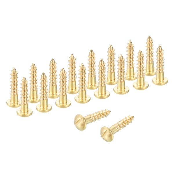 【本商品は海外出荷】お届けは通常20-30日を頂いております。真鍮スロット木ねじは、木工、家具、家庭用電化製品、インテリアデコレーション、産業、園芸、またはその他のDIYクラフトの取り付け、修理、固定に広く使用されています。こちらで提供され...